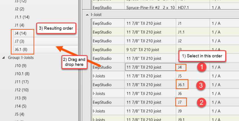 EWP Components Tab